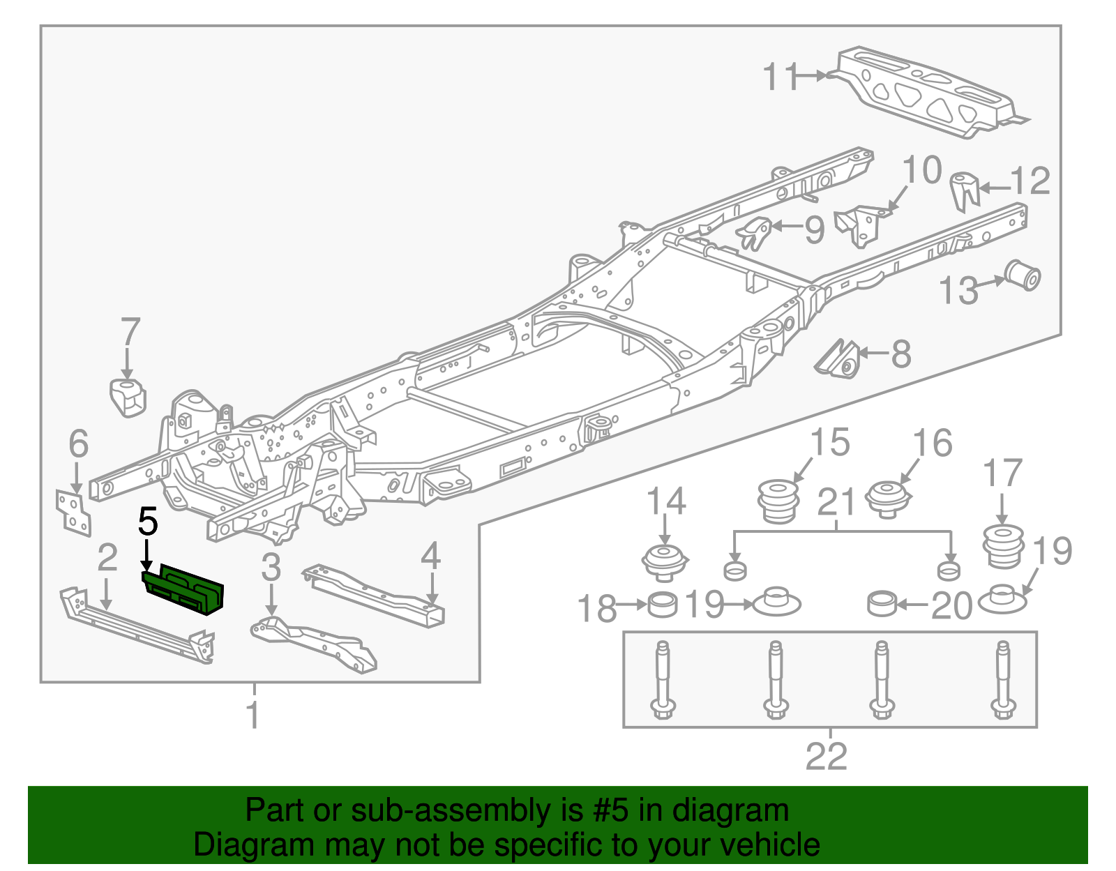 2017-2022 Chevrolet Colorado Transfer Case Skid Shield 84923984 GM ...