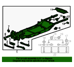 2015-2022 GM Vehicle Frame Assembly 84916023 GM | GMPartsDirect.com