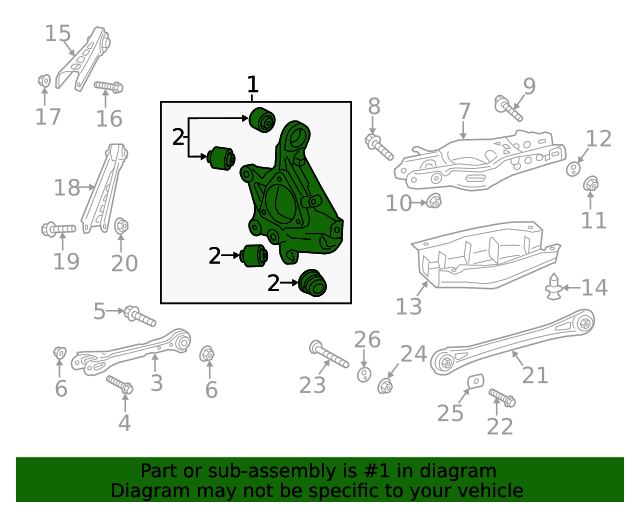 84728703 GM Rear Passenger Side Suspension Knuckle | GM Parts Store