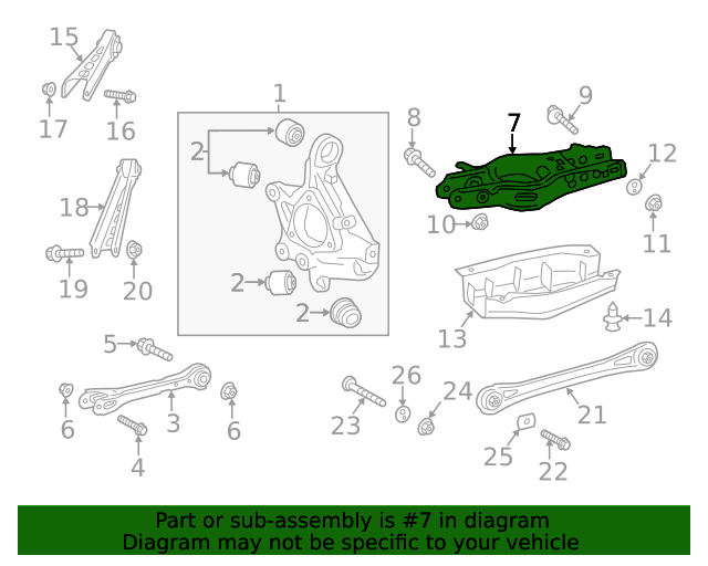 2020-2021 Cadillac CT4 Lower Control Arm 84196848 | TascaParts.com