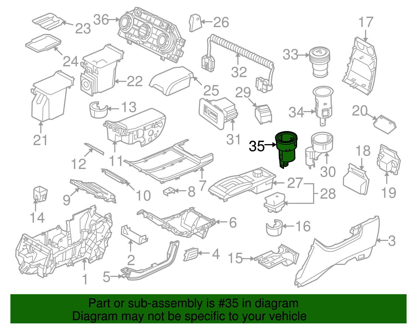 YXD500040 - Housing Retainer Ring 2005-2013 Land Rover | AutoNation Parts