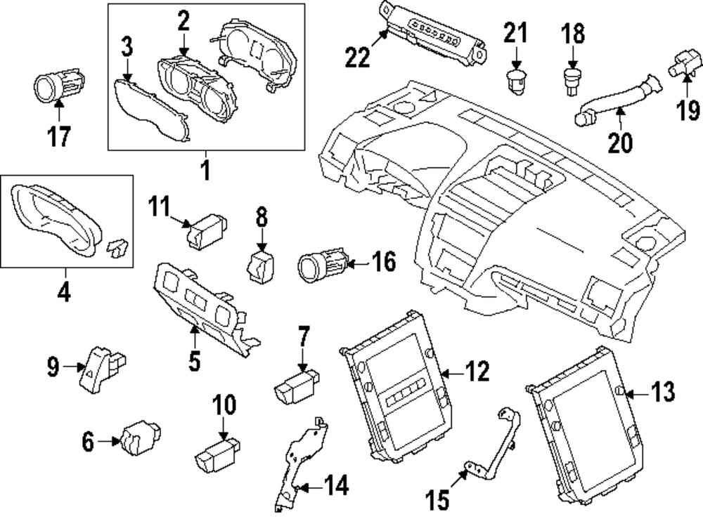 2022-2024 Subaru WRX Display Unit 86213VC430 | Subaru Parts Store