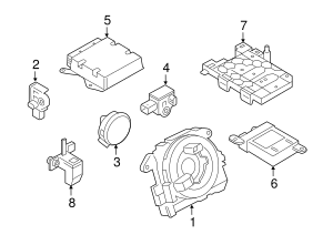 2015-2019 Volkswagen Clock Spring 5Q0-953-569-A | OEM Parts Online