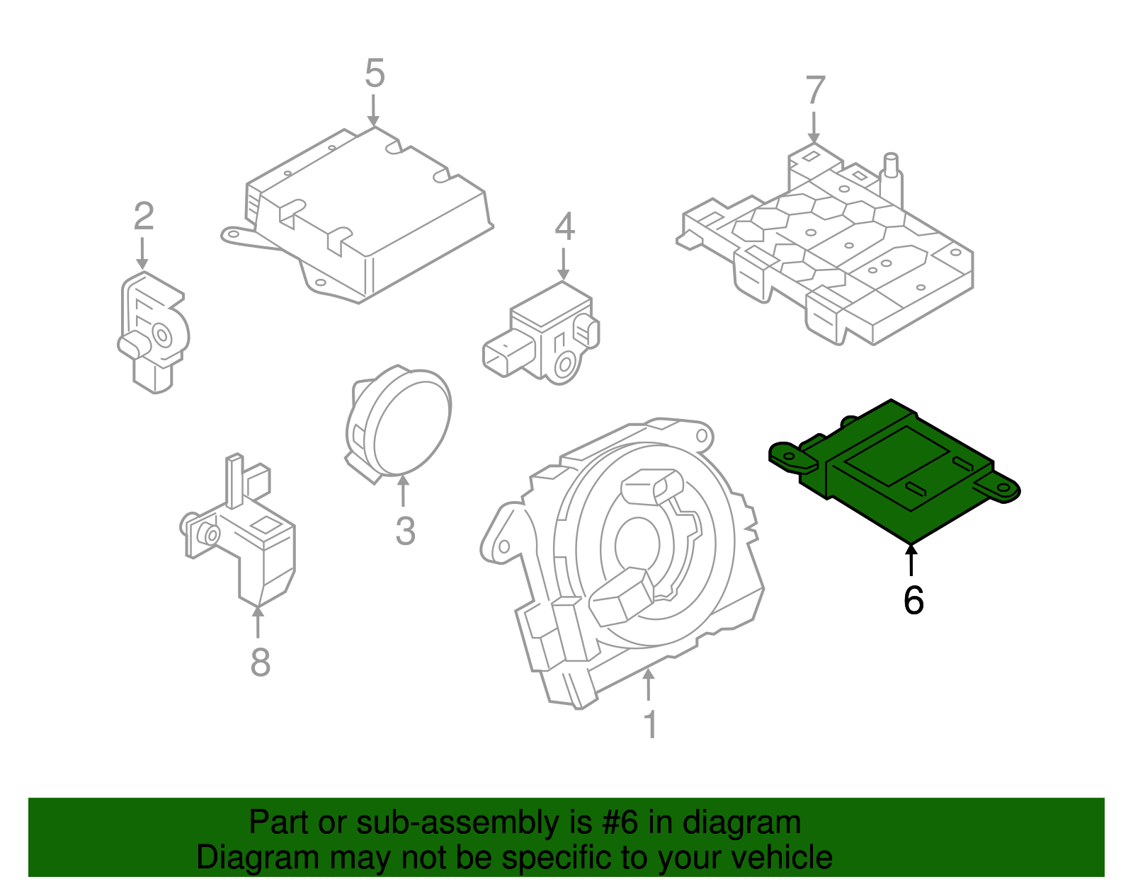 4M0-959-339-B-018 - Control Module 2015-2019 Volkswagen | Volkswagen ...