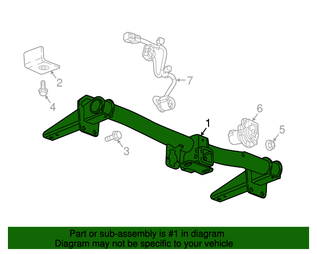 2017-2024 GM Trailer Hitch Platform 84446763 GM | GMPartsDirect.com