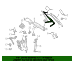 164-820-04-44 - Wiper Arm 2006-2012 Mercedes-Benz | Mercedes-Benz USA Parts