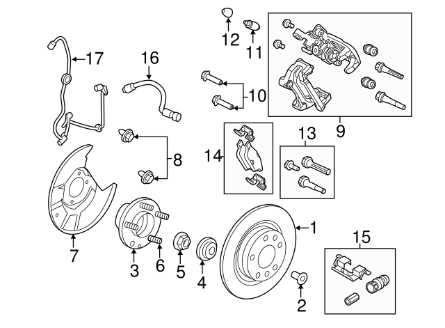 2006-2012 Ford Rotor Screw W505741-S439 | Village Ford