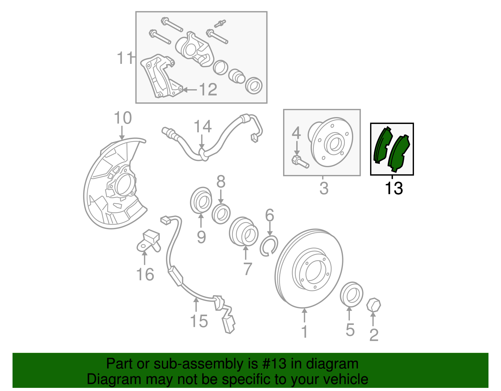 04465-04080 - Brake Pads Front 2005-2015 Toyota Tacoma | Longo Toyota Parts