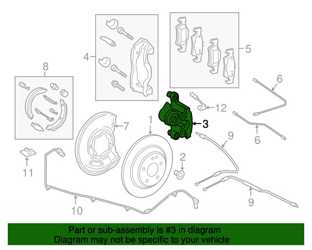 447420800080 - Caliper 2016-2023 Mercedes-Benz Metris | Mercedes-Benz ...