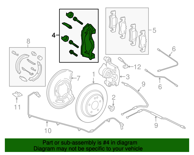 447-420-03-15 - Caliper Mount 2016-2020 Mercedes-Benz Metris | Mercedes ...
