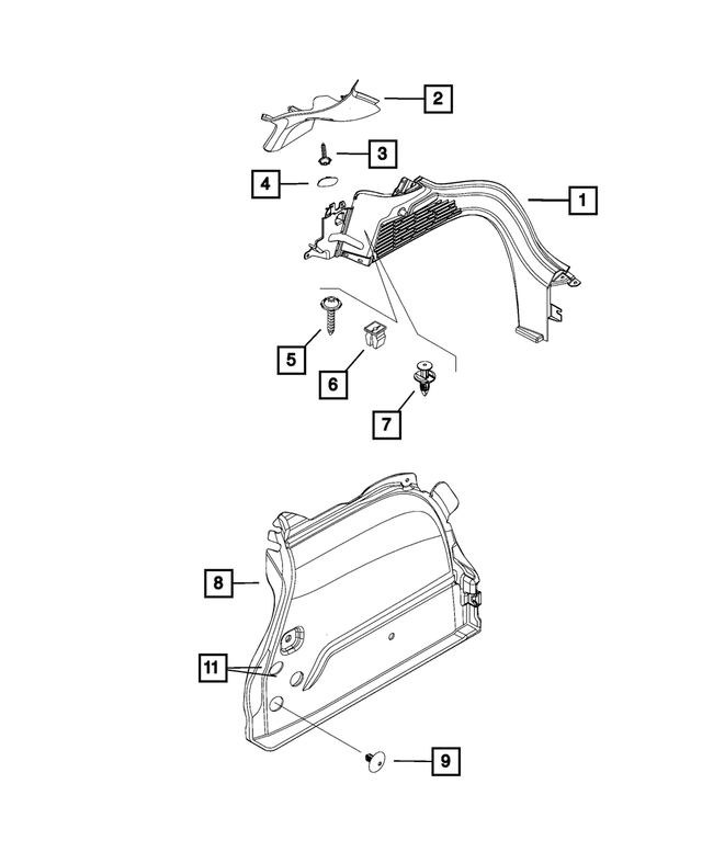 2016-2022 Fiat Hex Head Point Cut Screw And Coned Washer 6107071AA ...