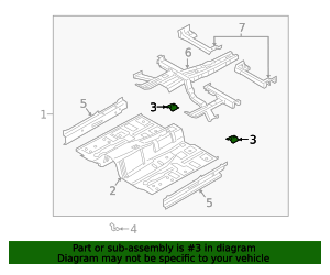 2019-2024 Genesis G70 Reinforced Assembly Front Step Upper Right-hand ...