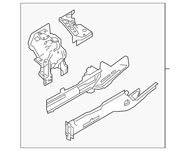 LR061805 - Apron/Rail Assembly 2013-2017 Land Rover | Land Leaping ...