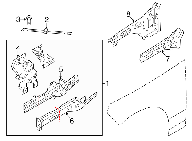 2013-2023 Land Rover Reinforce Bar LR037630 | JaguarParts.com