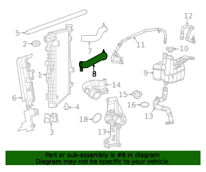 2019-2023 Ram 3500 Hose 68359639ac | TascaParts.com