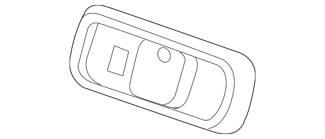 2003-2021 GM Rear Interior Door Handle Bezel 25959064 GM ...