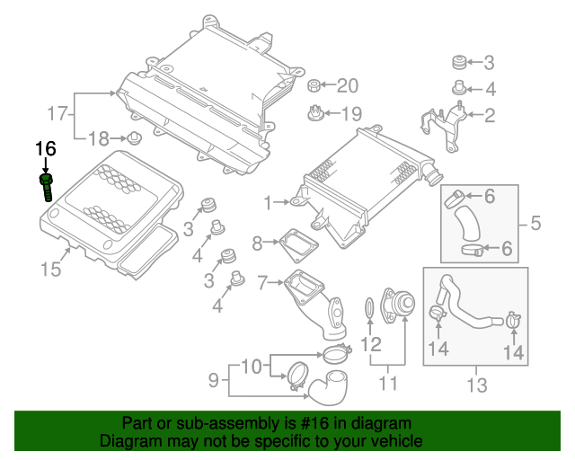 2007-2013 Mazda 3 Upper Cover Bolt 9YA0-20-650 | RealMazdaParts.com
