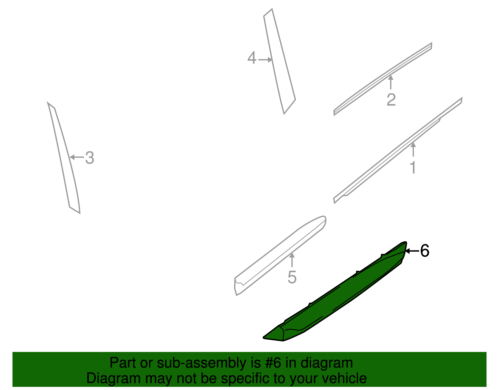 2016-2020 Infiniti QX60 Lower Molding 82877-9NB0A | OEM Parts Online
