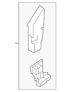 2015-2020 Nissan Pathfinder Hinge Pillar Reinforced G62B0-9NBMA | Parts ...