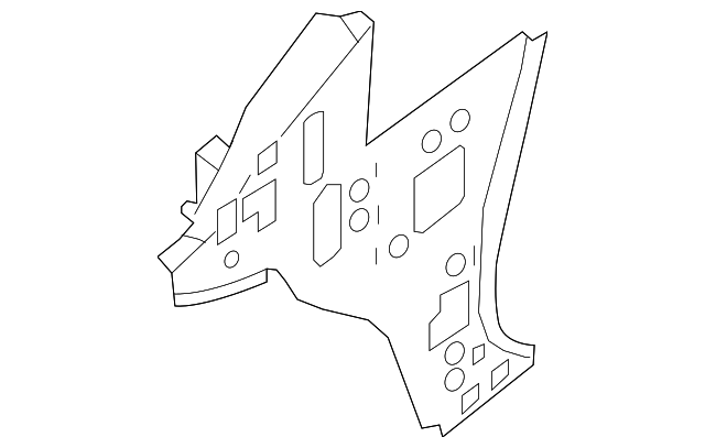 2013-2019 Nissan Pathfinder Inner Hinge Pillar - Driver's Side (LH ...