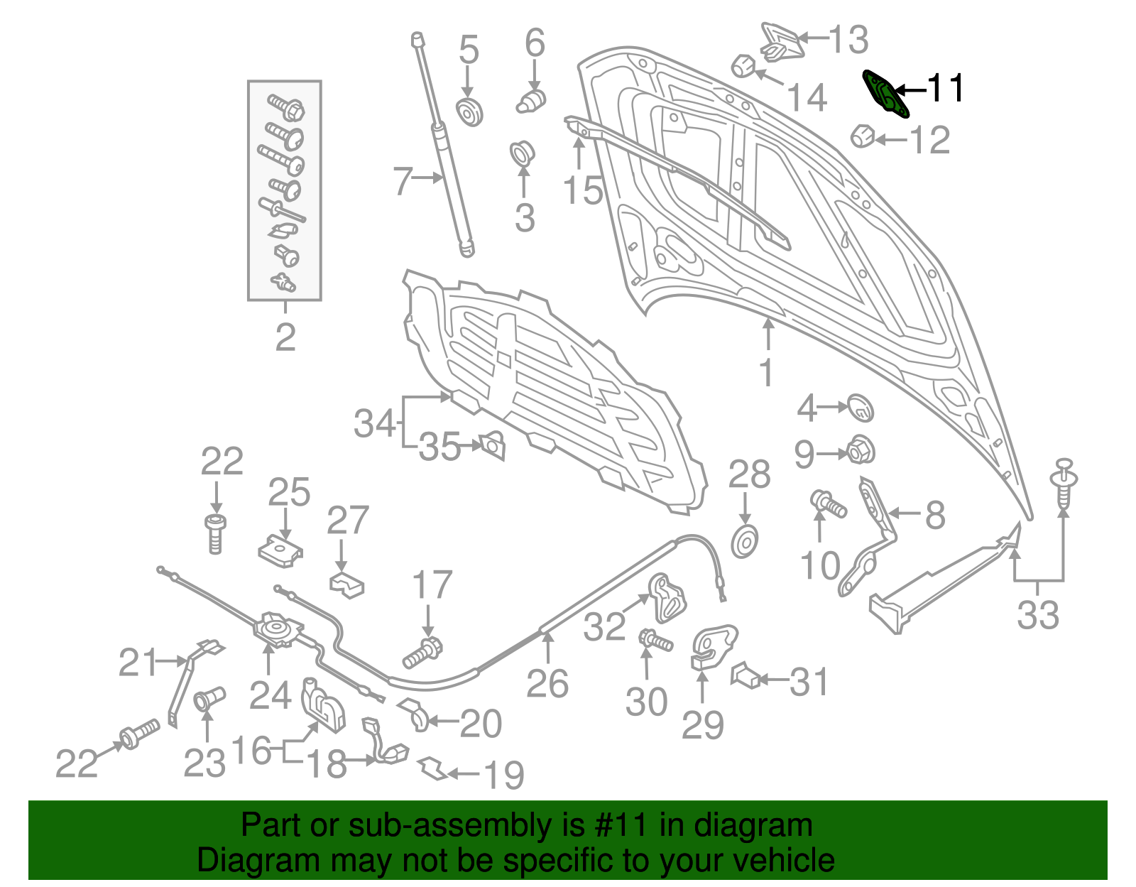 2015-2020 Audi Catch 8V0-823-185-C | OEM Parts Online