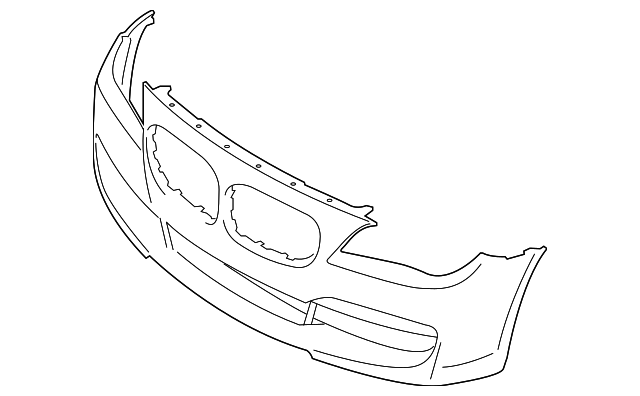 51118049637 - 2010-2015 BMW Bumper Cover (51-11-8-049-637) | BMW of ...
