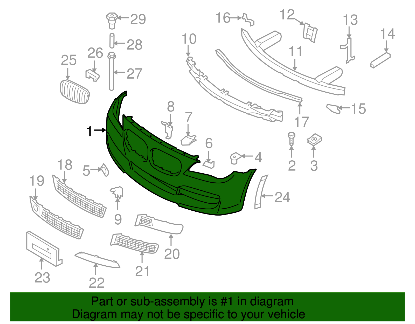 Genuine BMW 51-11-8-049-639 | Bumper Cover | FREE Shipping on Most ...
