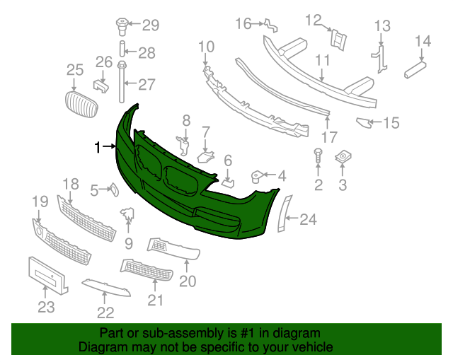 51118049637 - 2010-2015 BMW Bumper Cover (51-11-8-049-637) | BMW of ...
