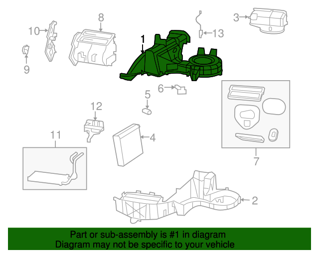 2007-2011 Mopar Upper Housing 68003991AA | TascaParts.com