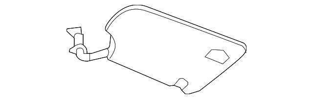 23142247 - Ebony Driver Side Sunshade 2005-2013 Chevrolet Corvette | GM ...