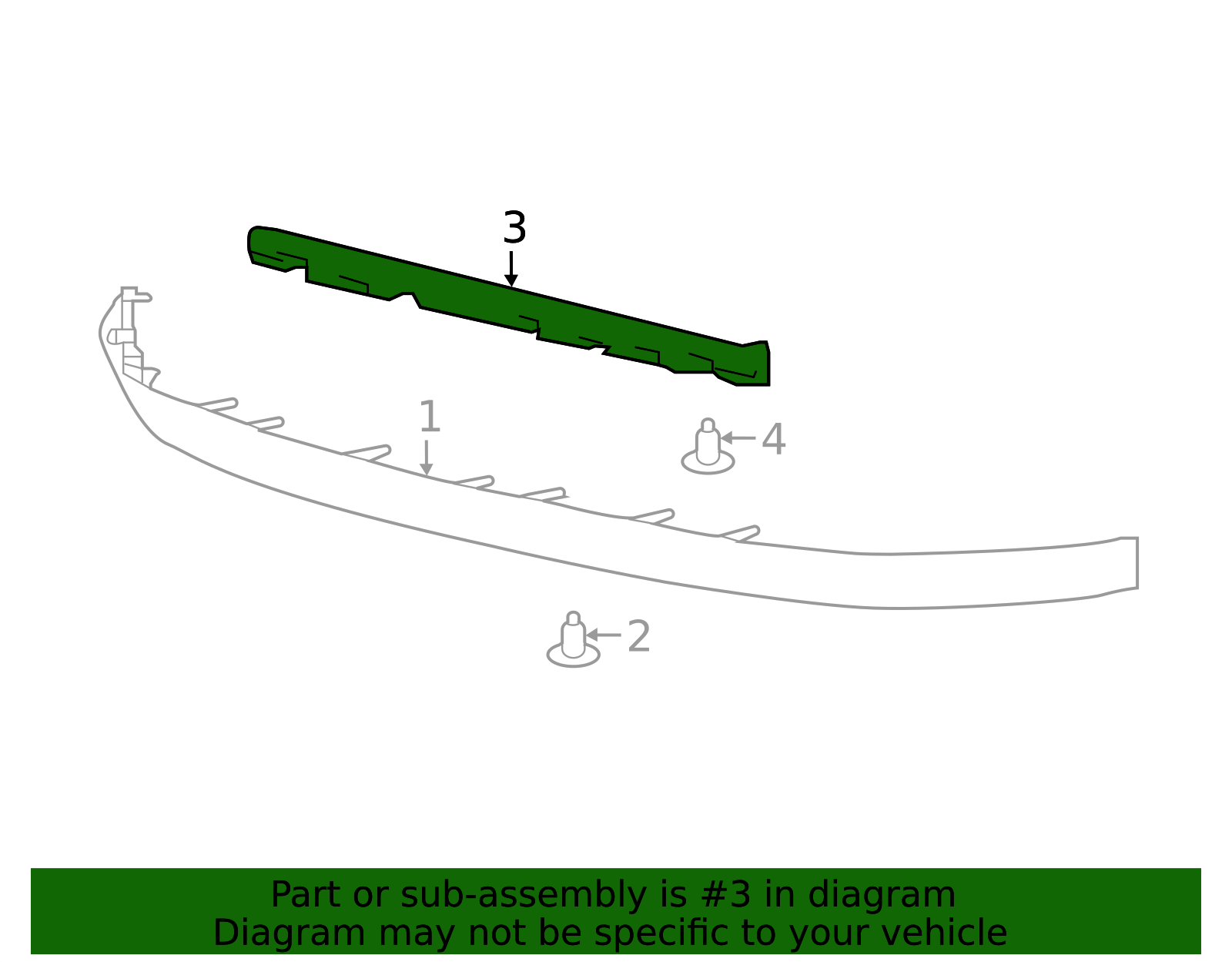 62685-5AA0A - Air Guide 2015-2024 Nissan Murano | Nissan Parts ...