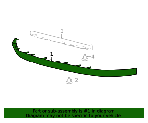 96015-5AA0A - Spoiler 2015-2024 Nissan Murano | AutoNationParts.com