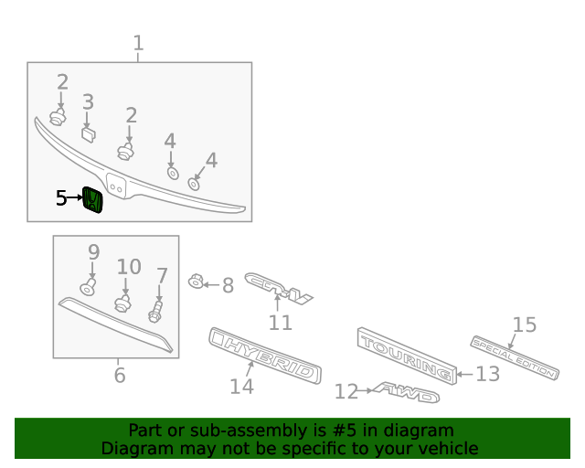 2012-2022 Honda Grille Emblem 75700-TR0-000 | Cheaper Honda Parts