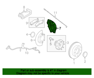 84751975 - Front Passenger Side Brake Caliper AutoNationParts.com
