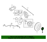 2011-2025 GM Front Axle Hub Cap 25807436 GM | GMPartsDirect.com