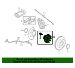 2015-2019 GM Front Wheel Hub and Bearing Assembly with Wheel Speed ...