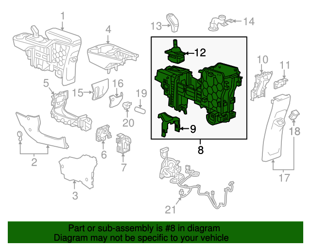 42621042 GM Compartment | GM Parts Store