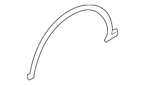 2019-2022 Porsche Cayenne Wheel Opening Molding 9Y0-853-718-L-G2X ...