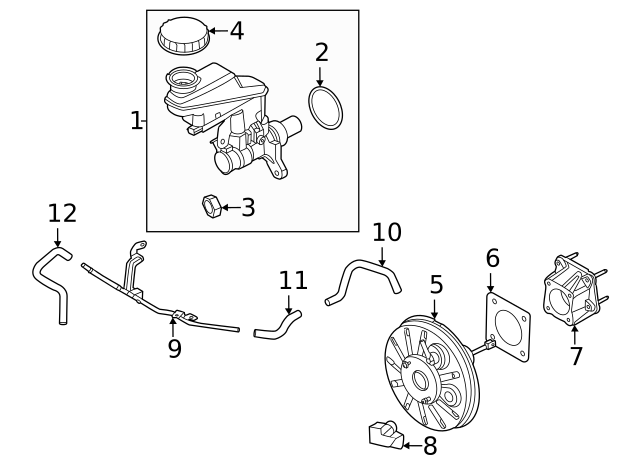 47474-6LB0A - Vacuum Hose 2020-2024 Nissan Sentra | Nissan Parts ...