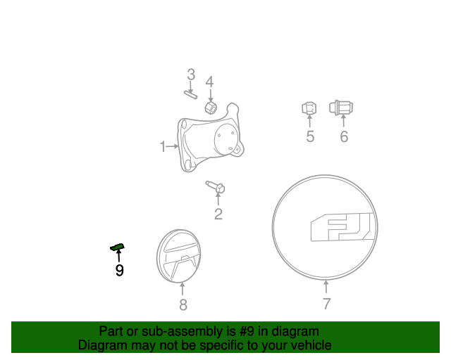 64773-35012 - Spare Cover Hole Cover - 2011-2014 Toyota FJ Cruiser ...
