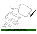 81770-A5000 - Lift Cylinder - 2013-2017 Hyundai Elantra GT | World OEM ...