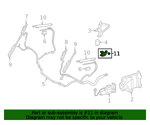205-774-02-00 - Hydraulic Cylinder Bracket 2017-2023 Mercedes-Benz ...