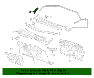 2017-2019 Buick LaCrosse F Extension 26254625 GM | GMPartsDirect.com