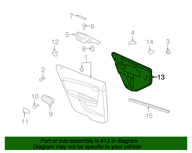 2007-2012 GM Water Deflector 22797921 | GMPartsDirect.com