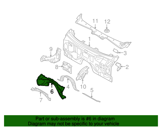 41117111087 - 2004-2010 BMW Support Strut (41-11-7-111-087) | BMW of ...