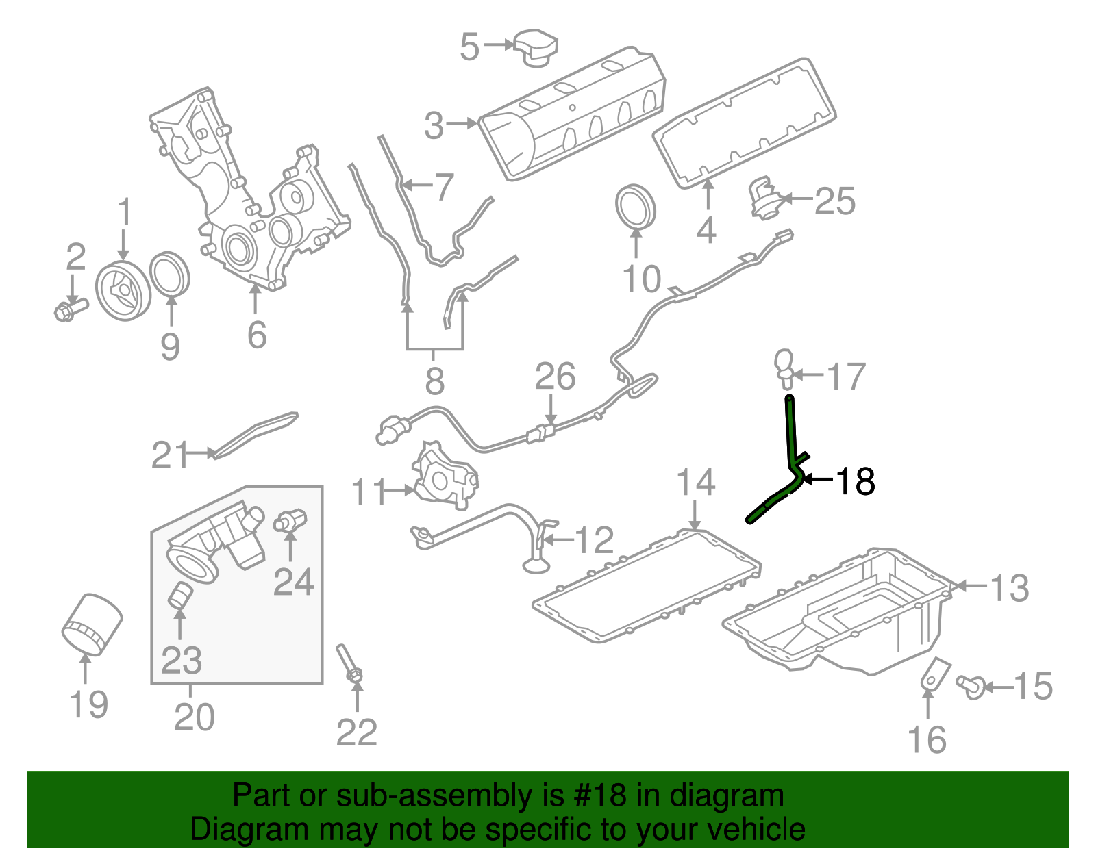 2009-2010 Ford F-150 | Tube Assembly | 9L3Z-6754-B | Walls' Ford Parts