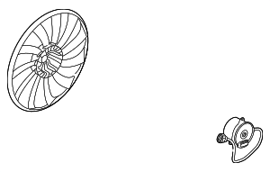 2016-2020 Cadillac CT6 Engine Cooling Fan Motor 84075446 GM ...