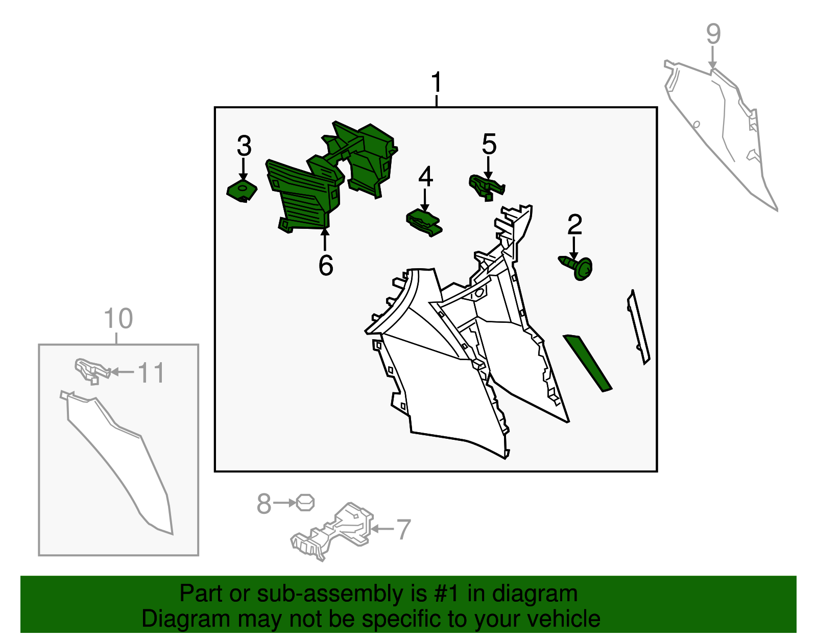 2013-2015 Mazda CX-5 Front Console KD45-64-320C-02 | OEM Parts Online