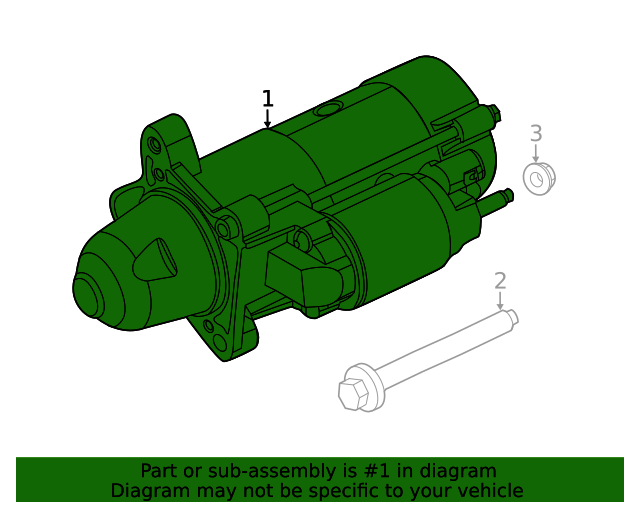 2019-2020 Jeep Starter Motor 56029737AA | TascaParts.com