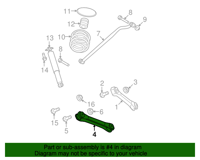 2007-2018 Jeep Lower Control Arm 52060021AF | TascaParts.com